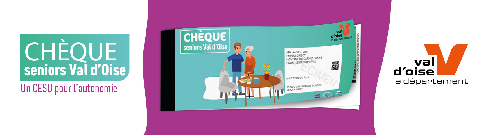 Chèque emploi service universel (CESU) - Senior valdoise